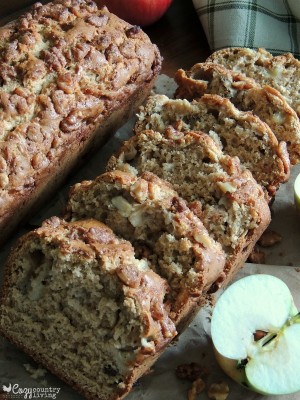 Apple Walnut Loaf - Cozy Country Living