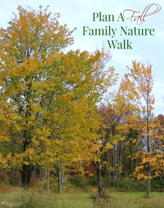 Plan A Fall Family Nature Walk - Cozy Country Living